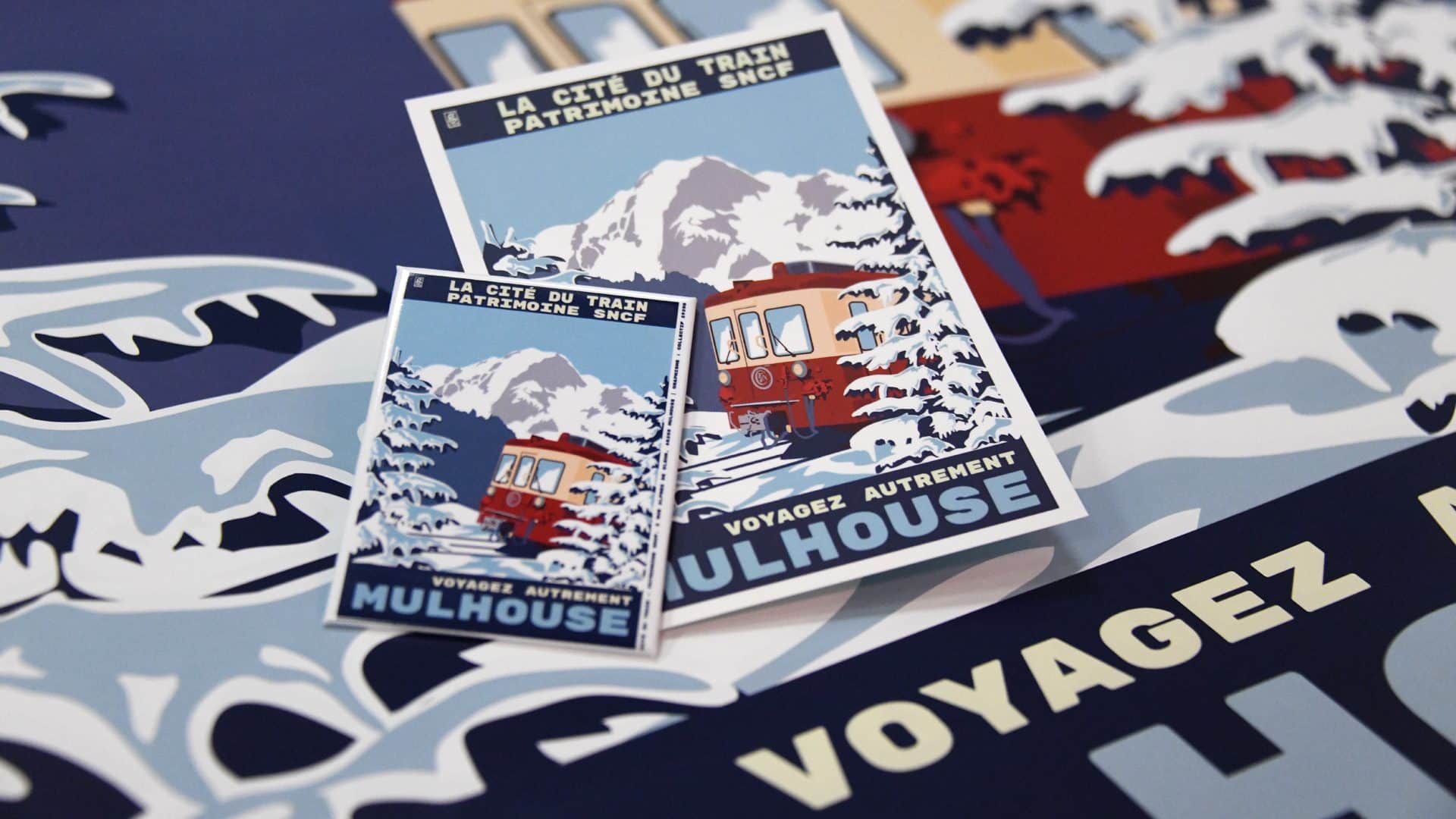 Une nouvelle affiche vintage pour la Cité du Train | m2A le mag ...